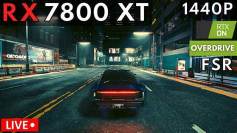 Rx Xt Cyberpunk P Ray Tracing Overdrive Youtube