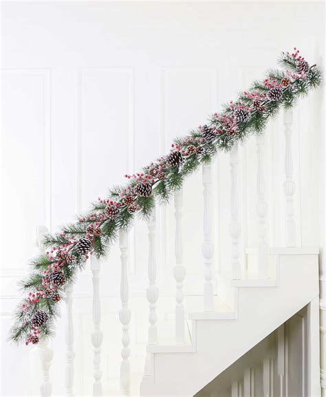 Buy Ft Snowy Pinecone Christmas Garland Online In India