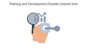 Training And Development Doodle Colored Icon In Powerpoint Pptx Png And Editable Eps Format PPT