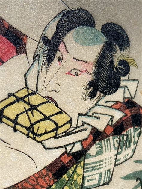 歌川国芳「東海道四谷怪談（戸板返し）」複製画mh 031 メタ百鬼夜行展