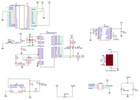 Arduino Nano原理图 资源 嘉立创eda