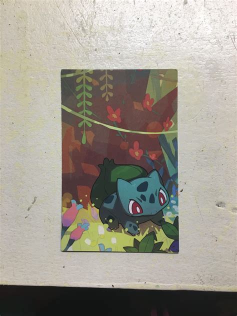 Got This Miscut Bulbasaur Art Card From A Mini Tin Any Clue On If Its Worth Something R