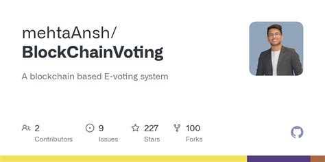 Github Mehtaansh Blockchainvoting A Blockchain Based E Voting System