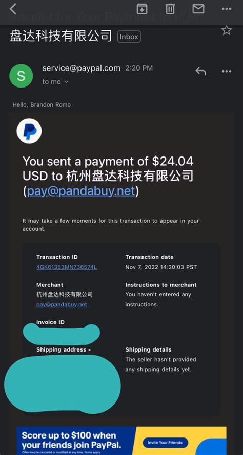 Order Not Showing Rpandabuy