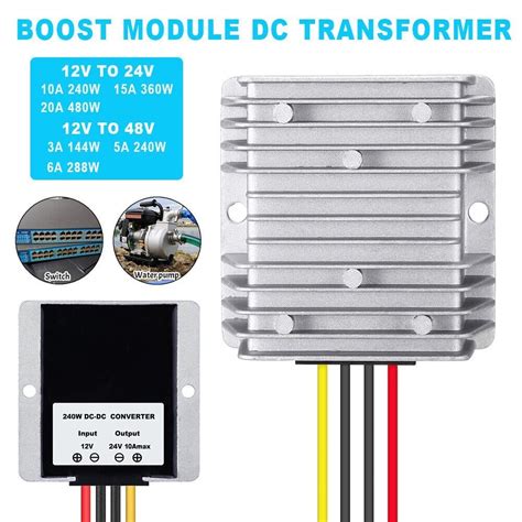 Dc 12v To 24v 48v Step Up Dc Converter Voltage Regulator Boost Module