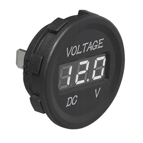 Woltomierz cyfrowy 12V 24V 6 30V miernik napięcie 8719497088973 za 43