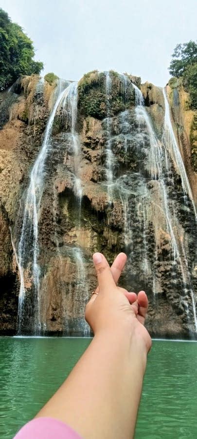 Waterfall And Fall In Love With Some Stock Image Image Of Love Fall