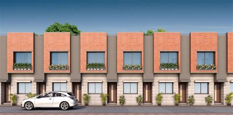 Row House Design Architecture Design The Row Multi Story Building Structures Architecture