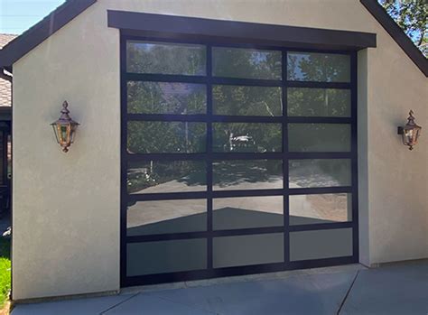 Model El100 Full View Aluminum Garage Doors By Elegant