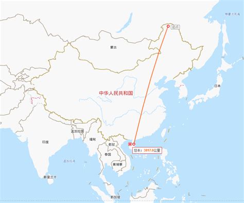 美国离中国有多远距离（中美两国本土距离还不到4000公里） 说明书网