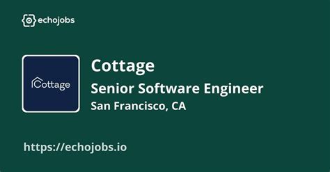 Cottage Is Hiring Senior Software Engineer San Francisco Ca Aws