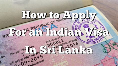 How To Apply For An Indian Visa In Sri Lanka Path To Yoga