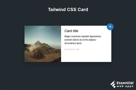 10 Tailwind CSS Card Latest Collection Essential Web Apps