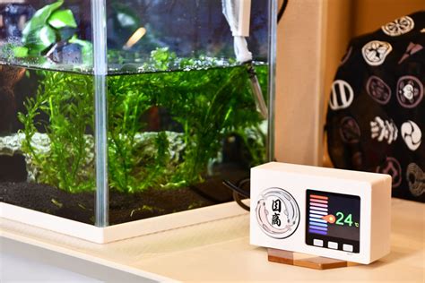 【arduino】m5stack で メダカの住む環境を快適に！第一弾 水温を調査するぞー│karakuri Musha