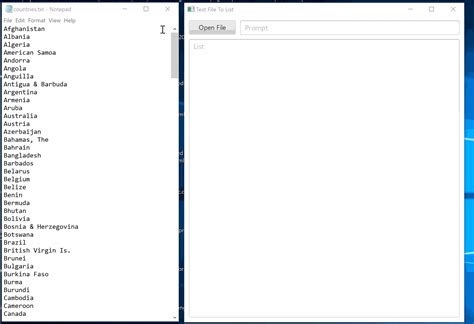 Text File To List Variable B X Programming Forum