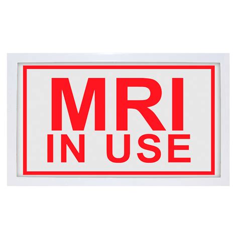 Mri In Use Led Sign Complete Medical Australia