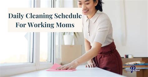 Free Cleaning Schedule For Working Moms Printable Pdf