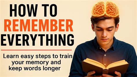 How To Remember Everything 🔥 12 Memory Hacks To Boost Brain Power