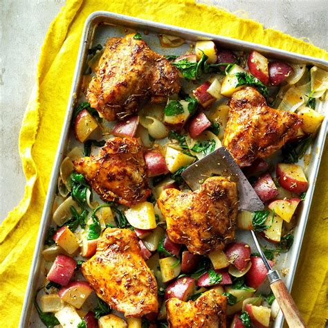 Pan Roasted Chicken And Vegetables Recipe Taste Of Home