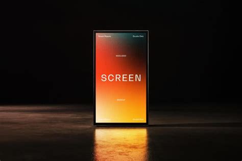 Download Vertical LED Screen Mockup
