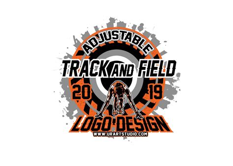 Track And Field Vector Logo Design For Print Ai Eps Pdf Psd 502