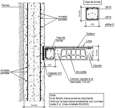 Detalles Constructivos CYPE CCP106 Enlace Intermedio En Muro