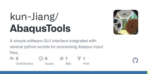 GitHub Kun Jiang AbaqusTools A Simple Software GUI Interface