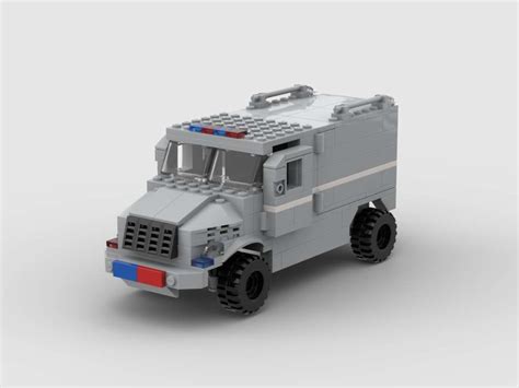 Lego Moc Armored Bank Truck By Denisryan25 Rebrickable Build With Lego