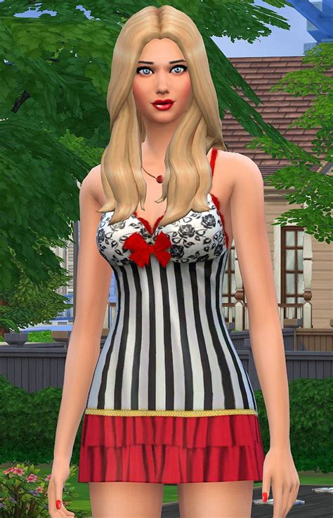 Lingerie Natal The Sims 4 Pirralho Do Game