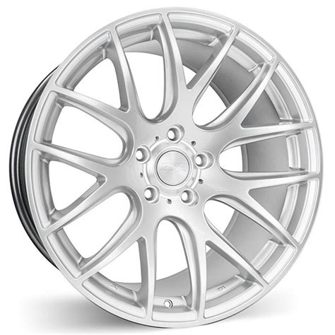 19 Staggered ESR Wheels SR12 Hyper Silver JDM Style Rims ESR067 4
