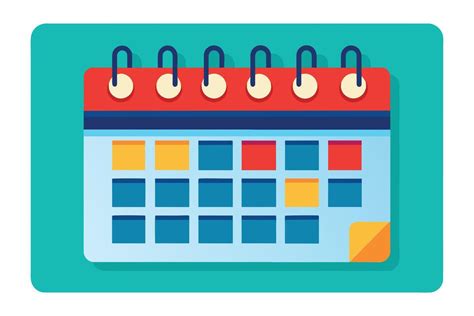 vistoso calendario con marcado fechas para planificación 47409780