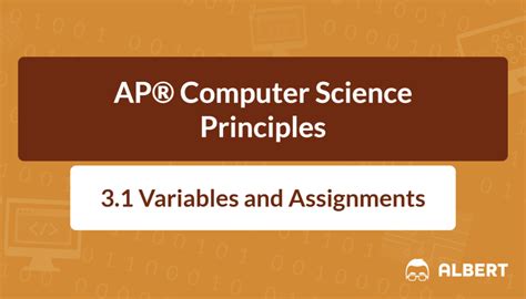 Variables In Programming Ap® Cs Principles Review
