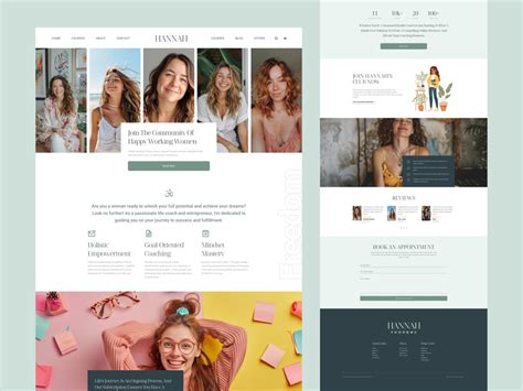 Hannah Lifestyle Coach Html Template