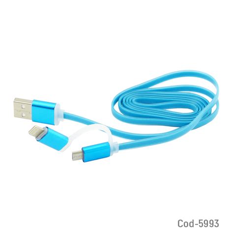 Kolm Cable USB Plano 2 En 1 A USB Micro Iphone5