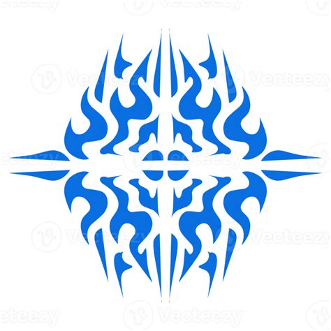 Blue Color Ethnic Mandala Patern Design Illustration Perfect For Logos