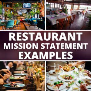 30 Restaurant Mission Statement Examples