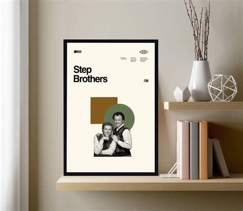 Step Brothers Poster Step Brothers Print Step Brothers Movie Retro