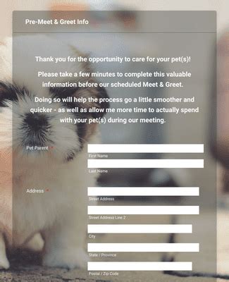 Meet and Greet Request Form Template | Jotform