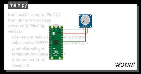 Analog Sensor Wokwi Esp32 Stm32 Arduino Simulator