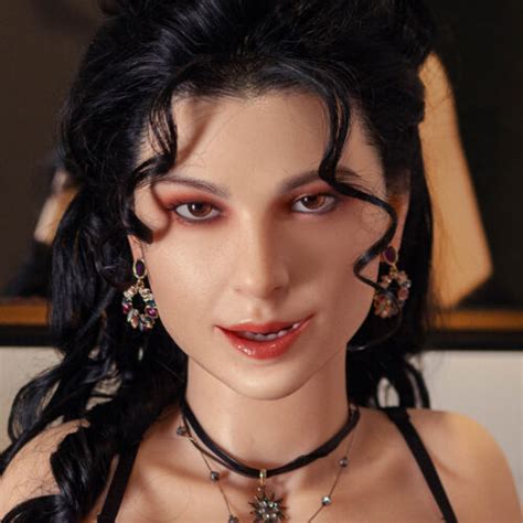 Silicone Sex Doll Head With Real Oral Hole Mobile Jawbone Implanted