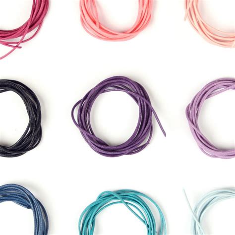 Waxed Cotton Strings Maschio Gioielli Milano Shop Onlinemaschio
