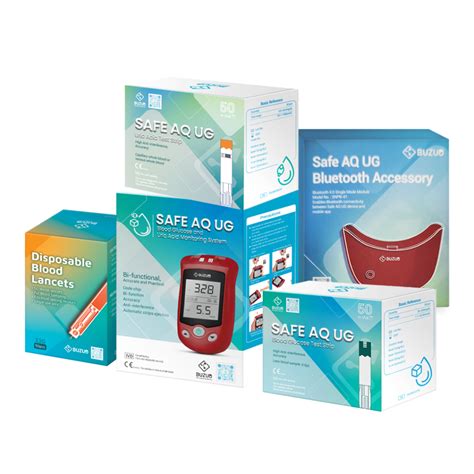 Buzud Safe Aq Ug Blood Glucose And Uric Acid Monitoring System Buzud