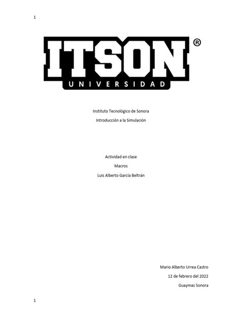 Actividad En Clase Macros Pdf
