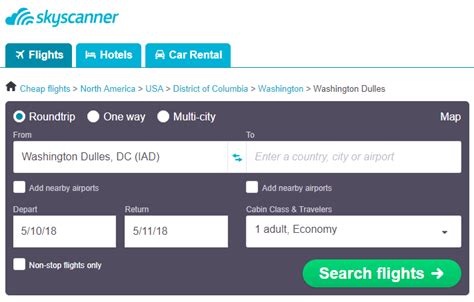How You Can Find Cheap Flights Out Of Washington Dc Green Vacation Deals