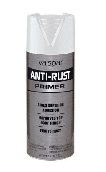 Valspar 0440021952076 Anti Rust Primer Spray White Metal 12 Oz