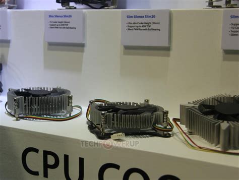 GELID Launches Slim Silence Line Of CPU Coolers TechPowerUp