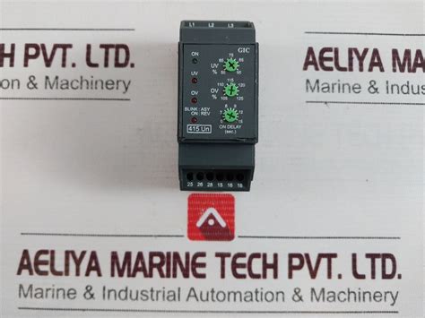 Gic Mg Bh Voltage Monitoring Relay Aeliya Marine