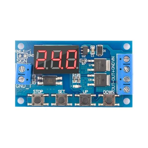 Trigger Cycle Timer Delay Switch Circuit Board Mos Tube Control Module Dc12 24v £198 Picclick Uk