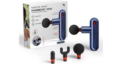 Sharper Image Powerboost Move Massager In Blue Blue • Price