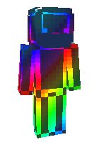 радужный челик / Скины для Майнкрафт / Minecraft Inside